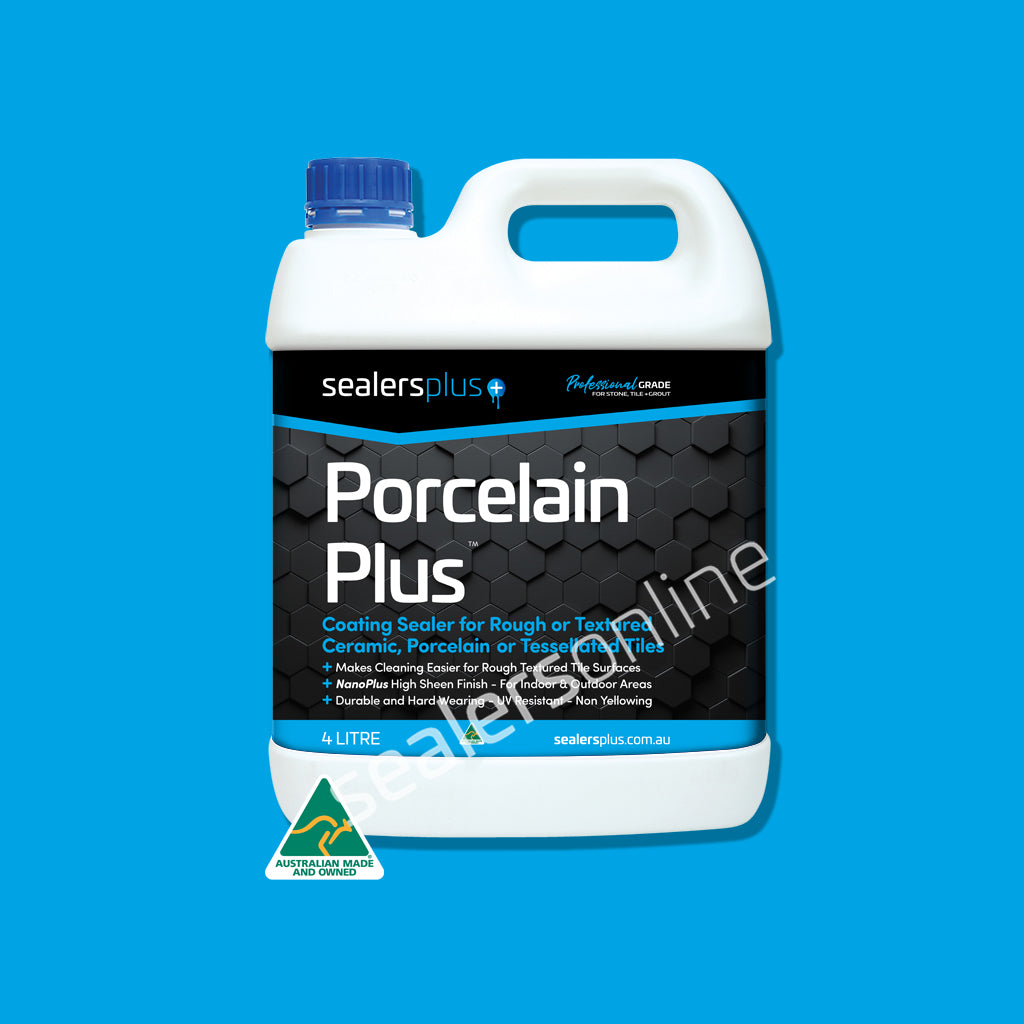 Porcelain Plus - High Sheen Coating Sealer for Rough, Textured Tiles ...